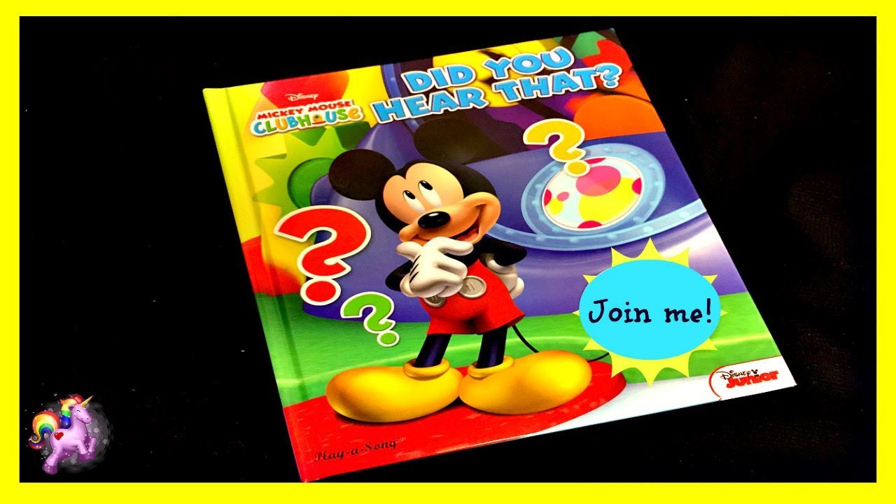 DISNEY MICKEY MOUSE "DID YOU HEAR THAT?" - Read Aloud - Storybook for ...