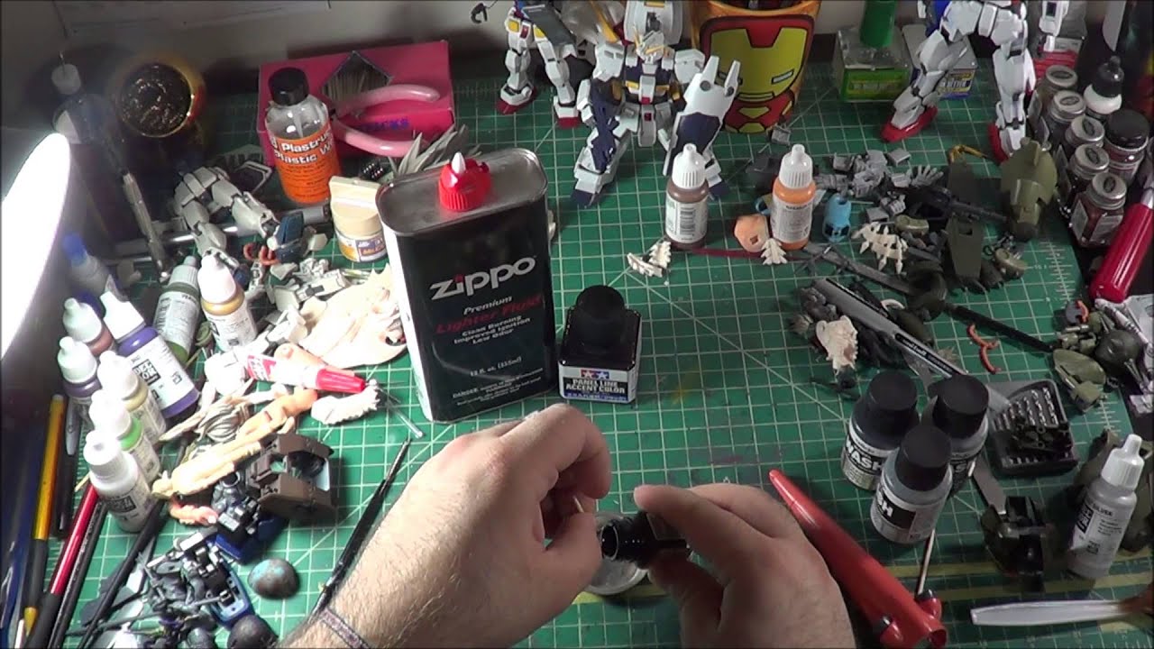 how to panel line and wash your gundam kits - YouTube