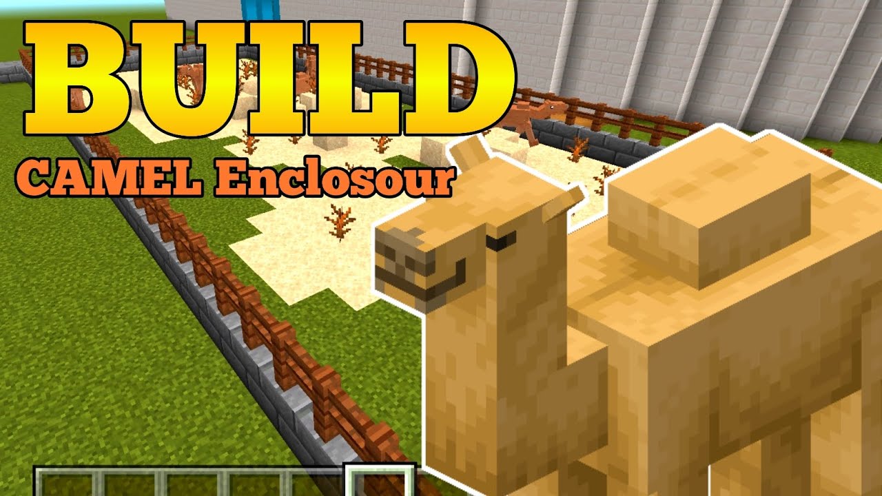 MINECRAFT how to build CAMEL Enclosour in minecraft zoo - YouTube