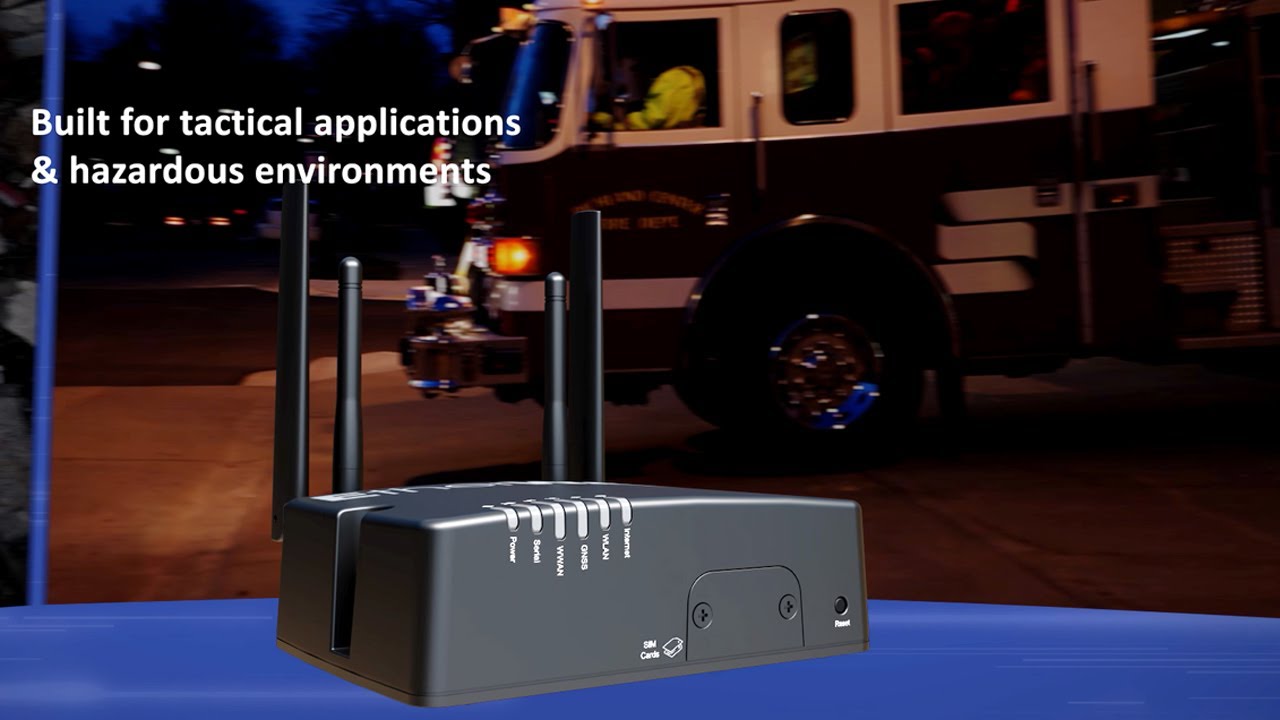 C4G Series - Ruggedized Dual-SIM 4G Router - YouTube