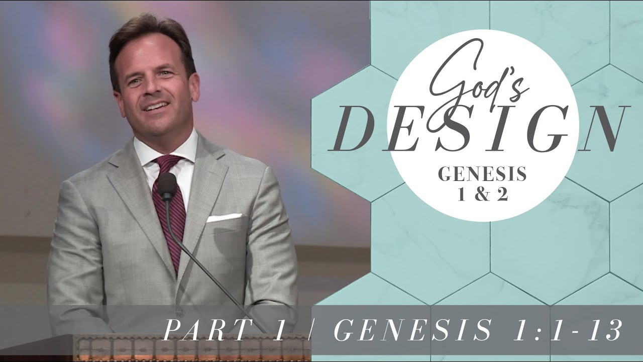 God's Design: Creation | Genesis 1:1-13 | Rob Pacienza - YouTube