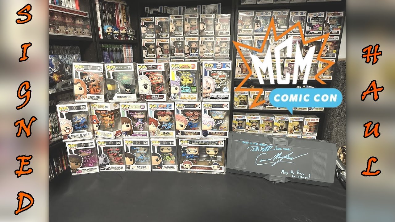 Our Signed Haul from MCM Comic Con London October 2023 - including ...