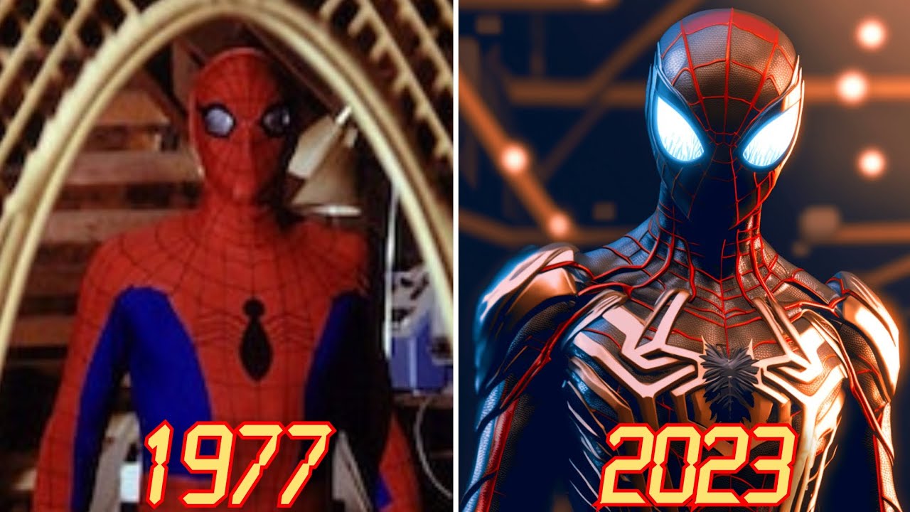 Spider man Ultimate Evolution From 1977 to 2023😎 | Mr Evolution 2.0 - YouTube