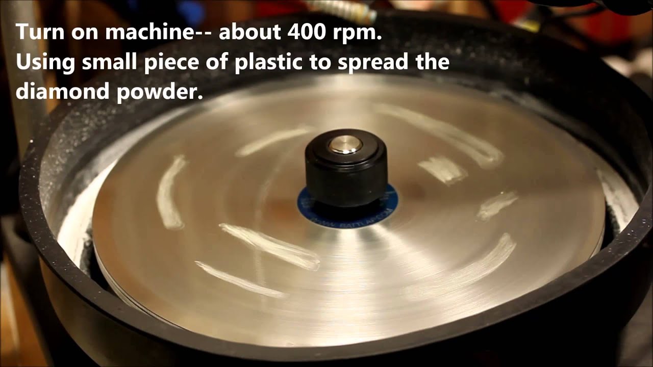 Kevin's Faceting Tech Note -- 07/25/2015 --using Batt Lap - YouTube