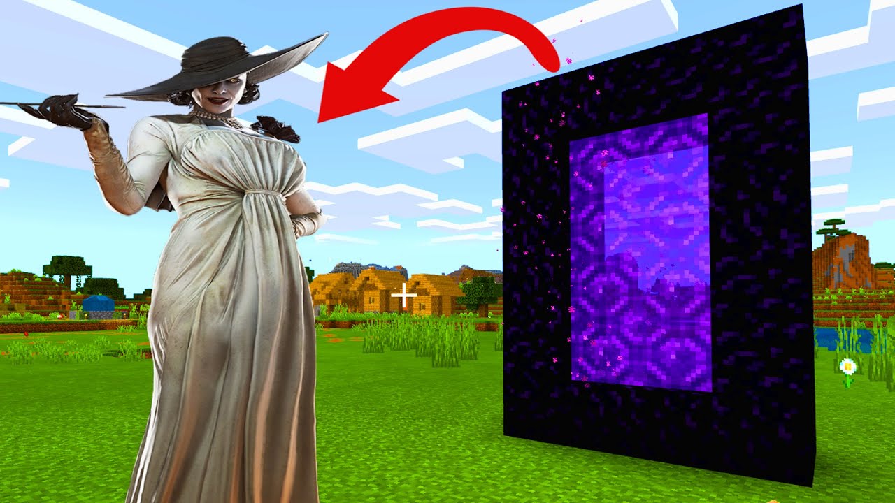 How To Portal To Lady Dimitrescu World In Minecraft! - YouTube