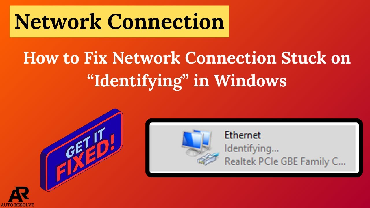 How to Fix Network Connection Stuck on “Identifying” in Windows - YouTube