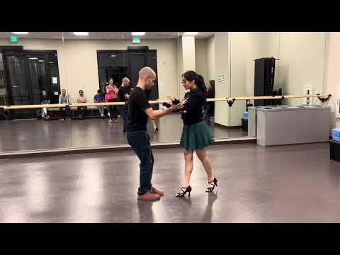 Stanford Bachata Sensual (SBSBZ): Slide and head roll - YouTube