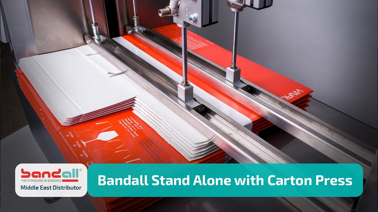 Bandall Stand Alone with Carton Press - YouTube