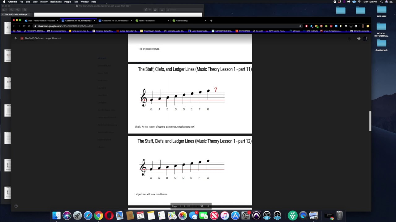 Music Lesson 1 - part 2 - YouTube