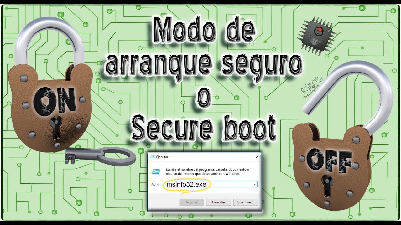 Activar o desactivar el Secure Boot o Arranque seguro. - YouTube