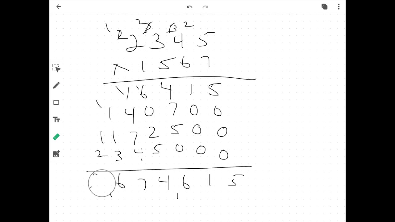 6th grade multiplying whole numbers - YouTube
