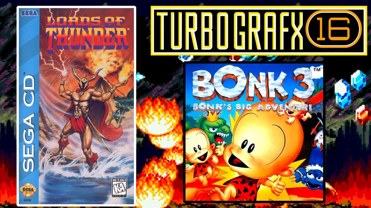 Lords of Thunder Sega CD then TG16 games - Mike Matei Live - YouTube