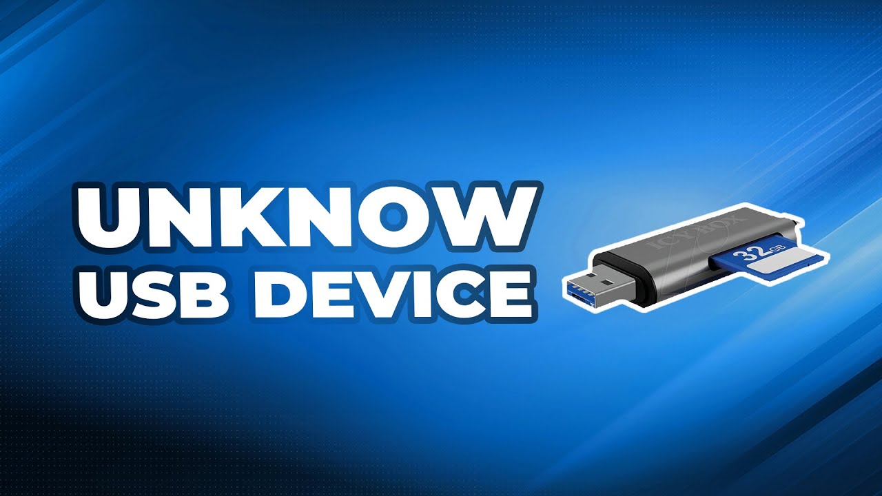 Fix External Hard Drive Unknown USB Device - YouTube