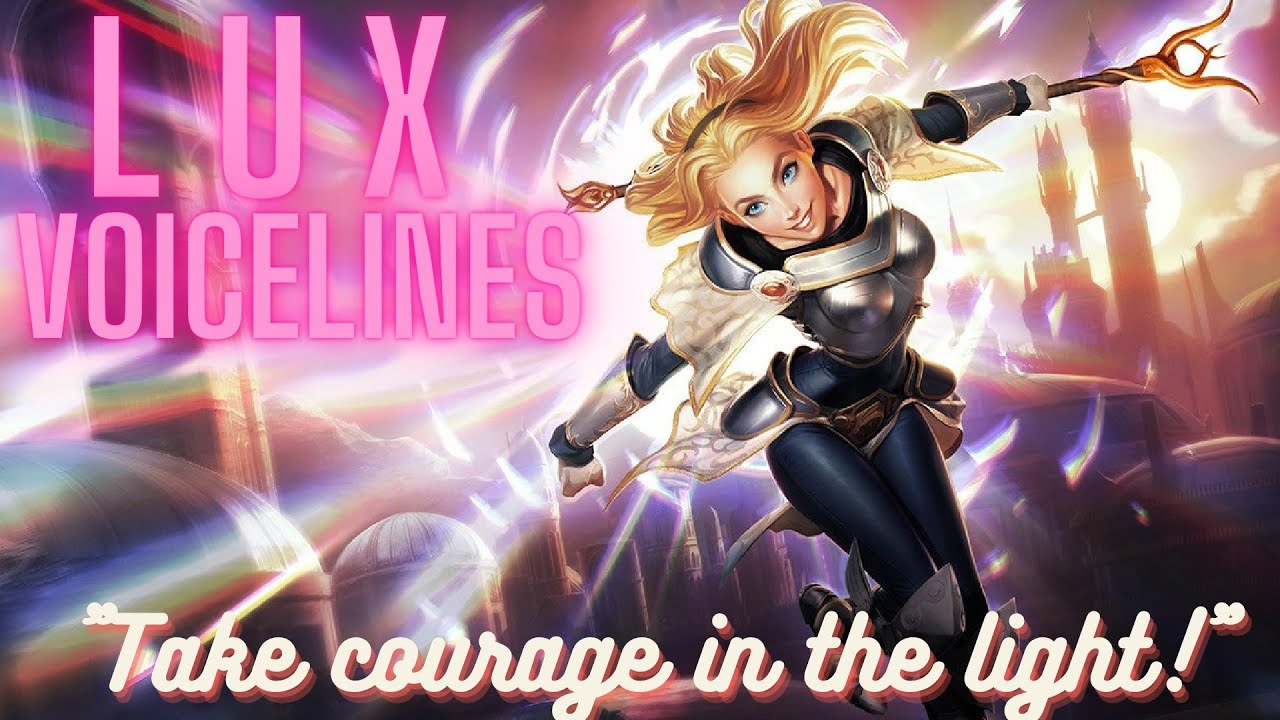 Lux Voice Lines English Subtitled - League of Legends - YouTube