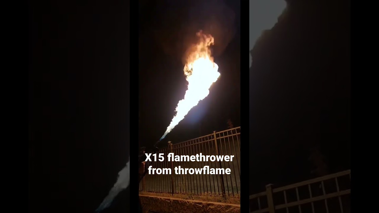 X15 flamethrower #flamethrower #x15 #throwflame - YouTube