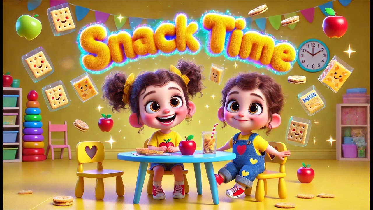 Snack Time Fun! 🧃 | Song for Toddlers and Preschoolers - YouTube