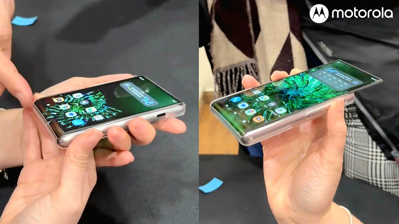 Motorola RIZR Rollable Phone - OMG! - YouTube