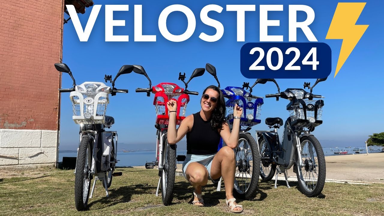 Nova Bike elétrica Veloster 2024, saiba o que mudou!! - YouTube