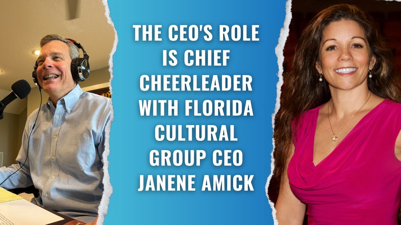 The CEO's role is Chief Cheerleader with Florida Cultural Group CEO ...