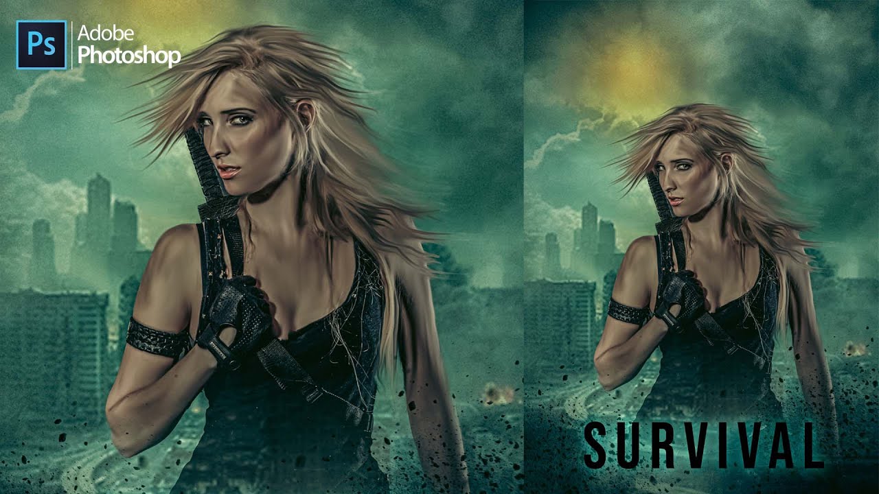 From Chaos to Art Photoshop Tutorial: Design a Post-Apocalyptic Movie ...