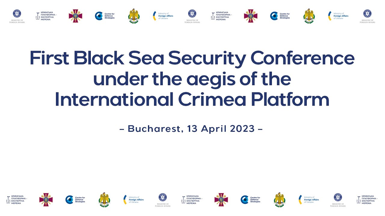 First Black Sea Security Conference – 2023 - YouTube