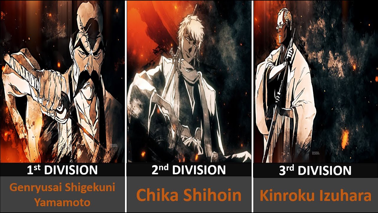 Original Gotei13 Captains | Bleach anime - YouTube