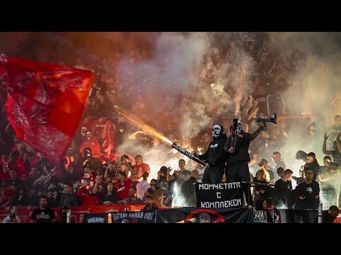 PYROSHOW CSKA Sofia Ultras | SECTOR G | Bulgaria 🔥🇧🇬 | CSKA Sofia vs ...