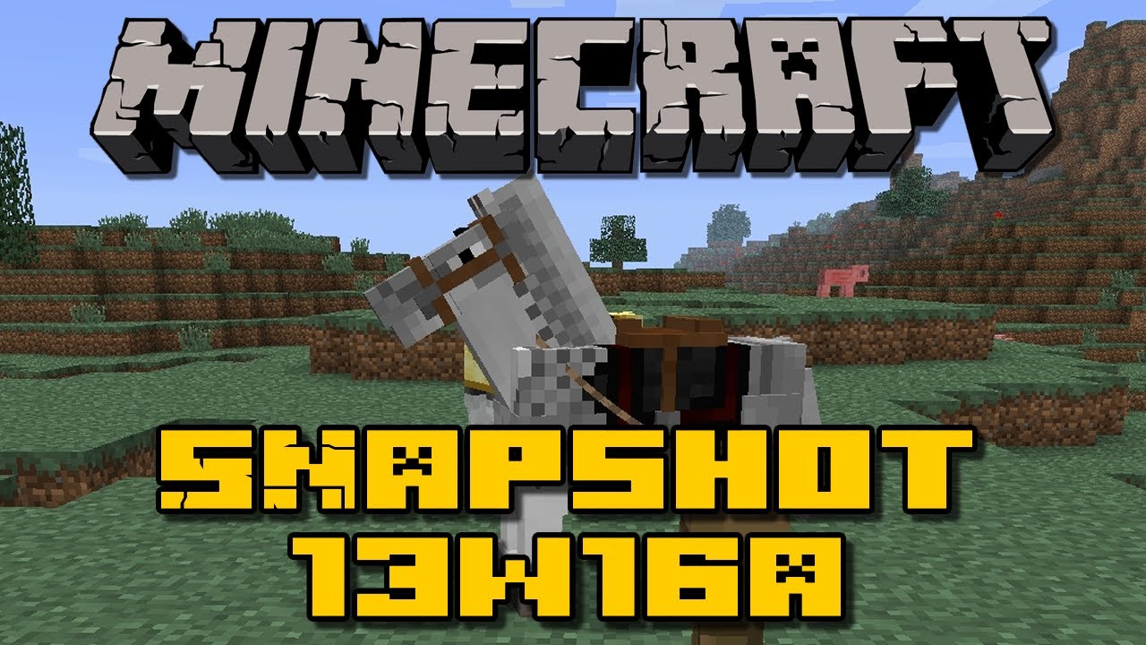 Minecraft - Snapshot 13w16a [With 100% more weird stuff!] - YouTube