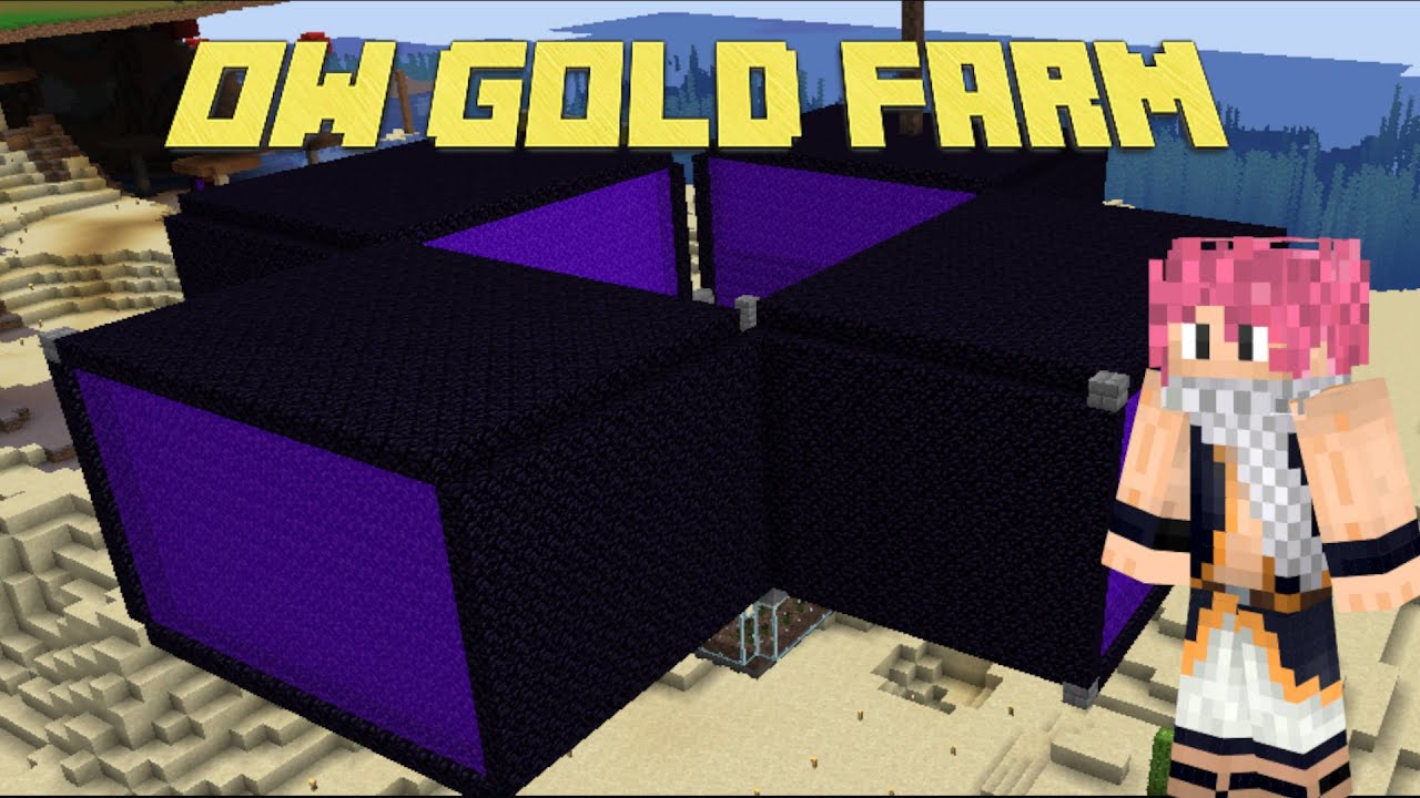 Obsidian Farming, Overworld Gold Farm and Piglin Bartering Re-Vamp ...