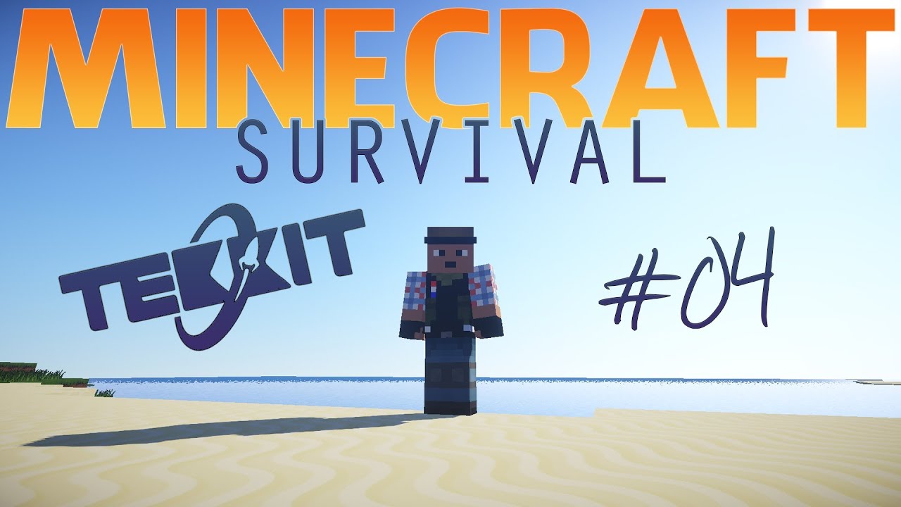 Minecraft Survival - Tekkit Mod - #04 Diamonds! - YouTube