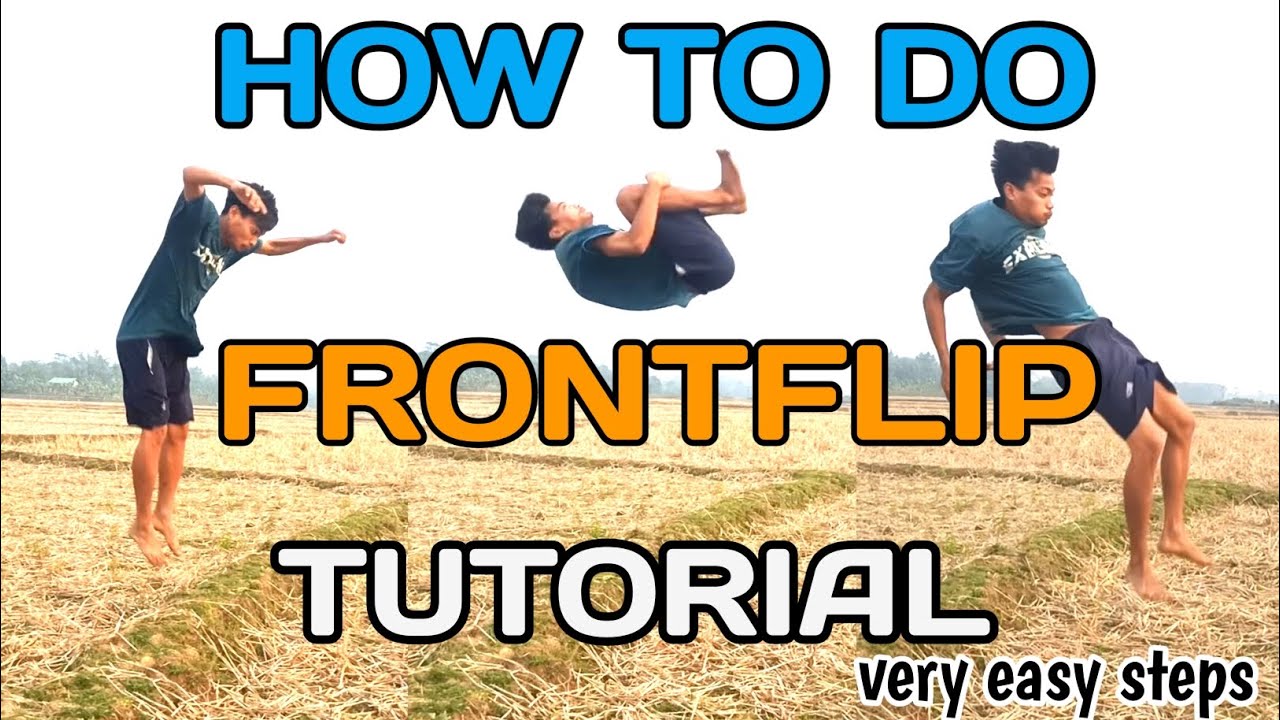 How to do frontflip / frontflip tutorial / learn frontflip in easiest way / tutorial - YouTube