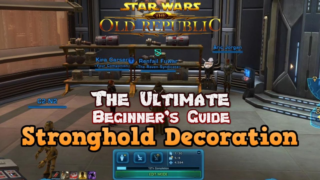 The Ultimate Beginner's Guide to Stronghold Decorating In Star Wars The ...