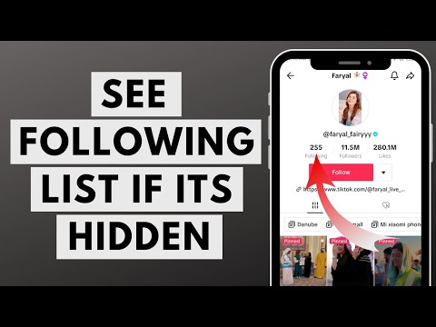 How to See Following List of TikTok Account if it's Hidden in 2023 ...
