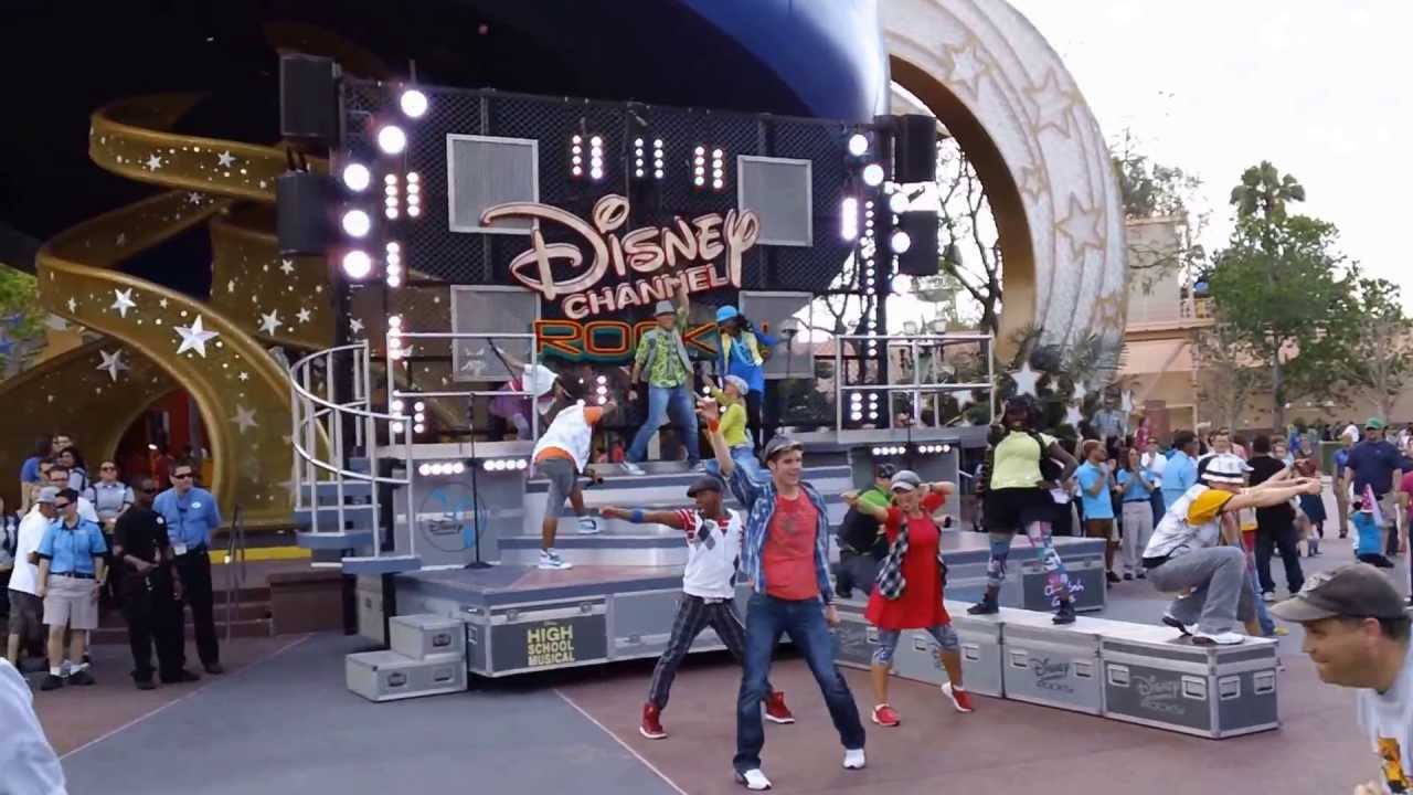 Disney Channel Rocks Show at Hollywood Studios Orlando - HD - YouTube