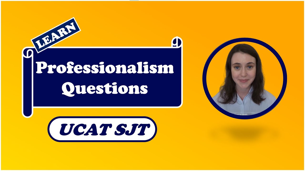 UCAT SJT: Professionalism Questions - YouTube