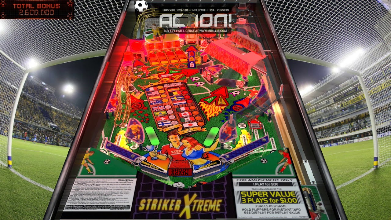 Striker Xtreme (Stern 2000) VPX Pinball - YouTube