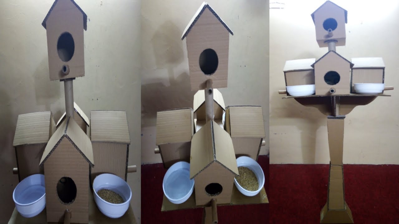 Bird House Plans DIY | How To Make Your Own Birdhouse/Nest Box At Home ...