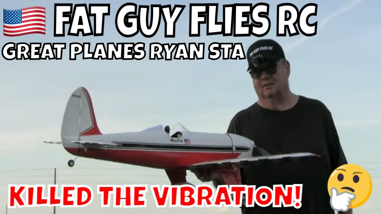 GREAT PLANES RYAN STA FIXED THE VIBRATION by FGFRC #aviation #aircraft - YouTube