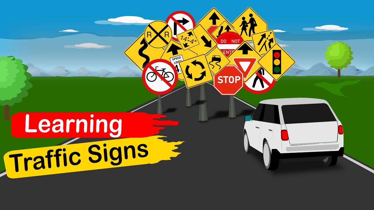 Learning Traffic Signs/Road Signs With their Meanings - YouTube