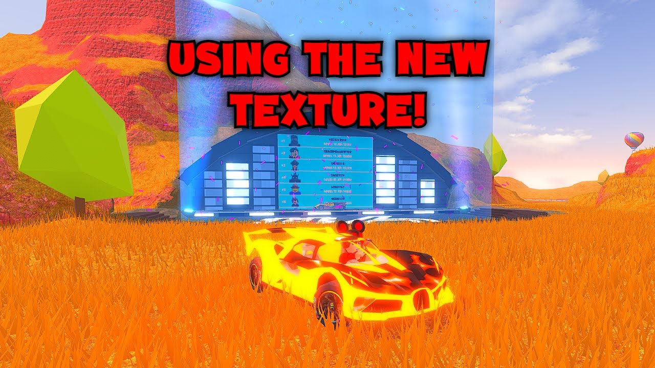 Live: Using The New Texture! | Roblox Jailbreak - YouTube