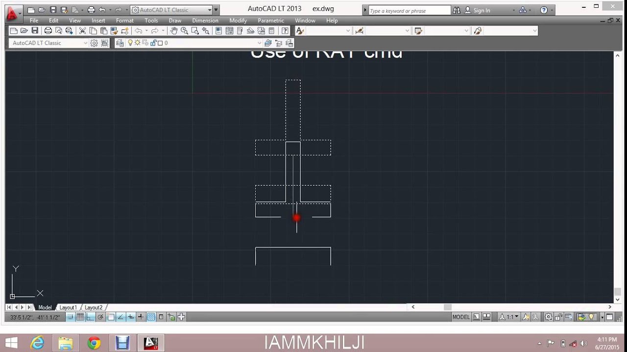 Using RAY cammand in autocad - YouTube