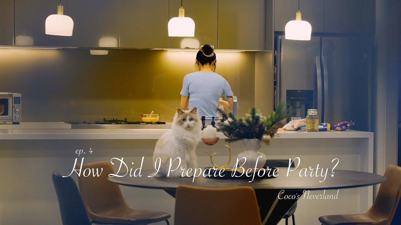 Ep.4 How did I prepare for party? | Chicken Feet 🐔, Milk pudding 🍮 ...