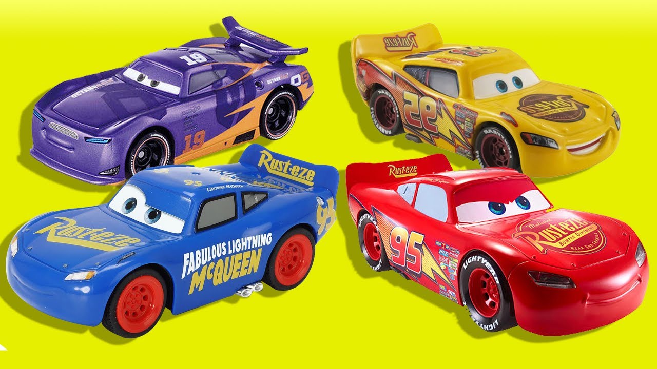 Disney Cars 3 Toys Lightning McQueen | Colors Finger Family Songs for ...