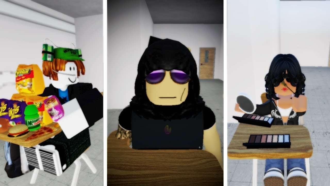13 Types Of People At School | ROBLOX - YouTube