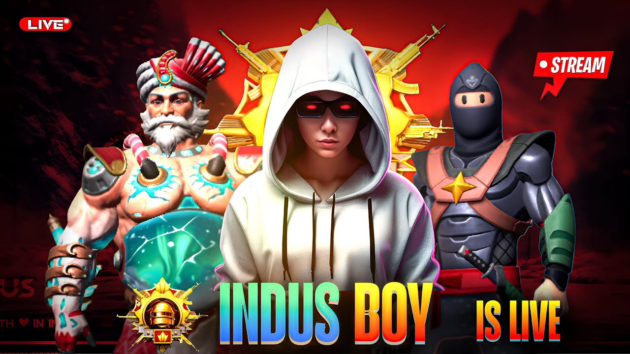 Indus Live Rank Push 💔 Indus Game Live | Indus Battle royale Live ...