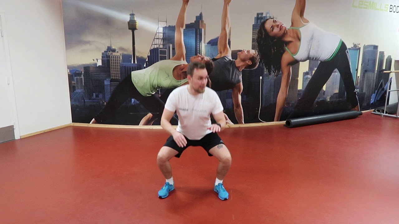 Tabata øvelse #1 - Squat med uppercut - YouTube