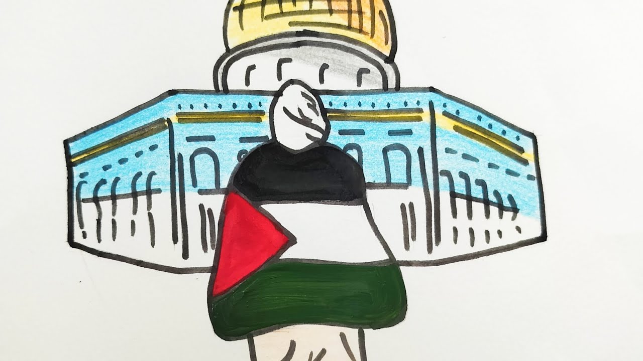 free palestine drawing | palestine flag #freepalestine # ...
