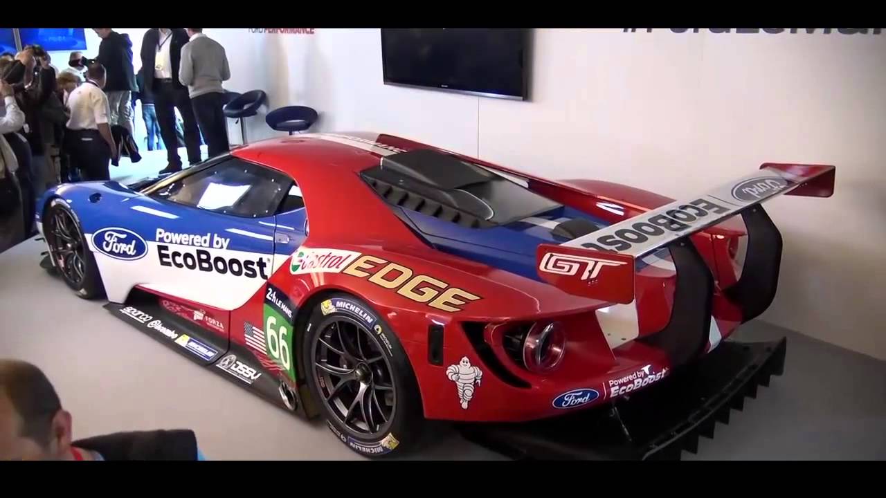 First Look Ford GT 2016 Le Mans Race Car-Official Introduction - YouTube