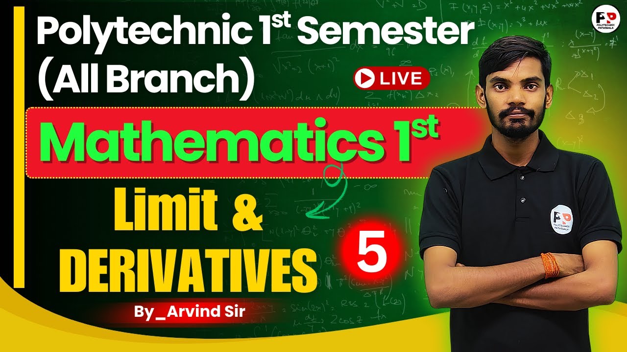 Lec-33 ll Mathematics-1st ll Polytechnic First Semester ll Limit ...