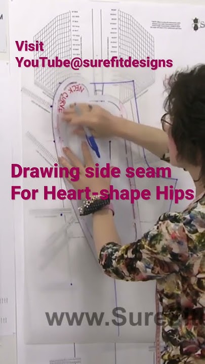 Heart-Shaped Hips Pants Pattern Drawing-Shorts #glendathegoodstitch #surefitdesigns #shorts ...